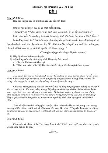 Ngữ Văn Lớp 9 - Page 2